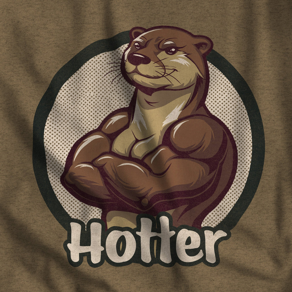 Hotter Muscular Otter T-Shirt - Bold, Fun, and Comfortable