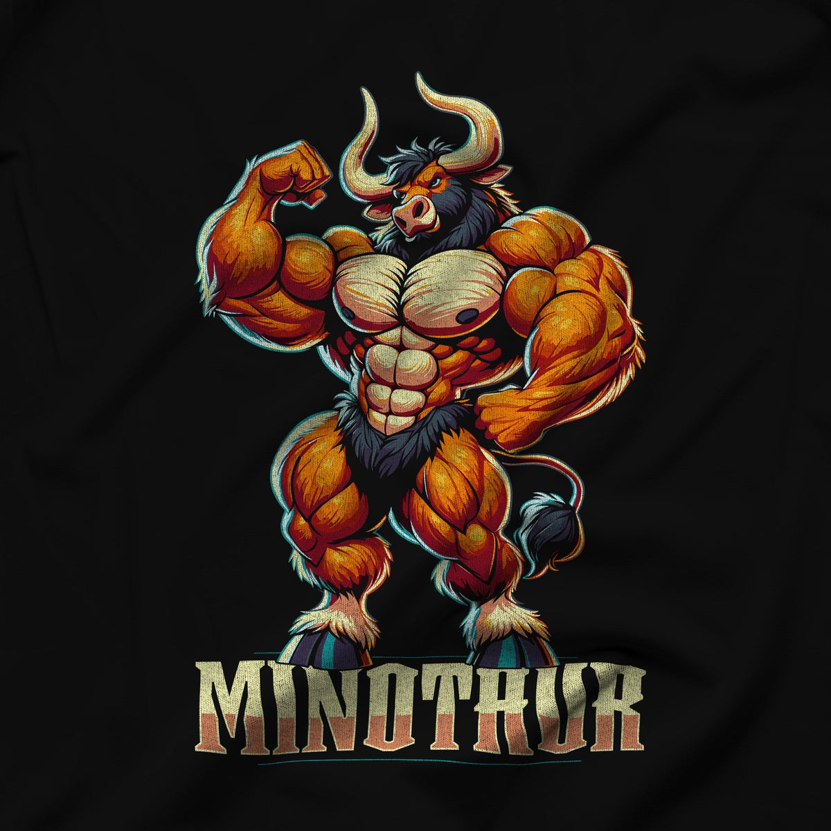 Minotaur Power Tee – Mythic Strength and Style for the Bold