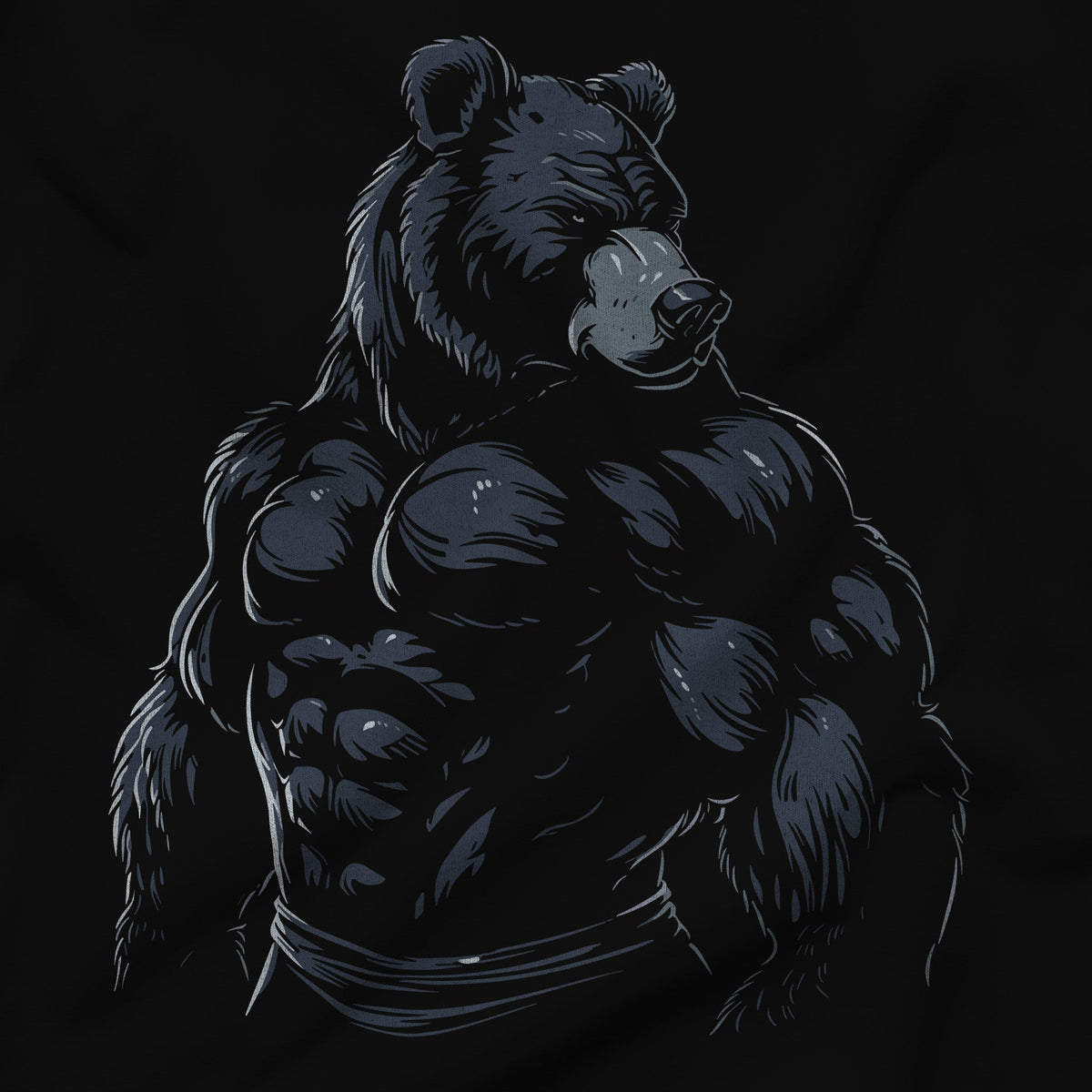 Majestic Bear Tee – Alpha Spirit T-Shirt for Strong, Confident Men